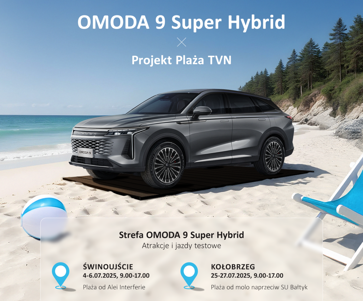 Marka OMODA & JAECOO przyłącza się do Projektu Plaża TVN 2025 - OMODA & JAECOO Polska